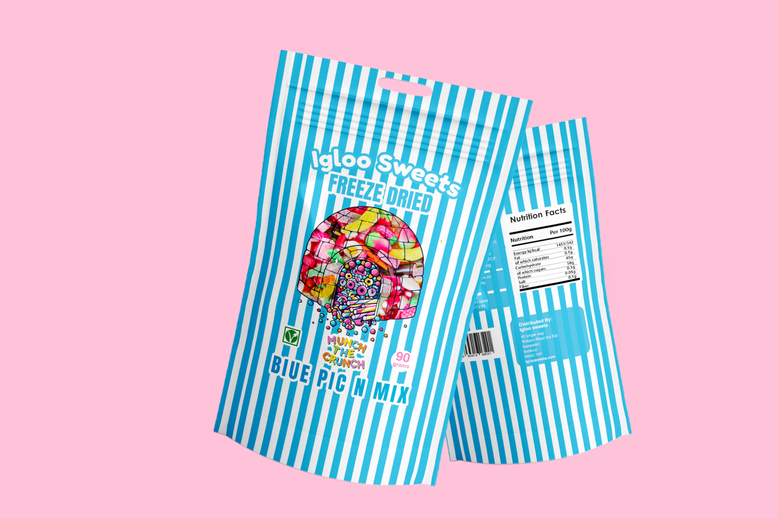 Blue Pic N Mix Freeze Dried Igloo Sweets – igloo sweets